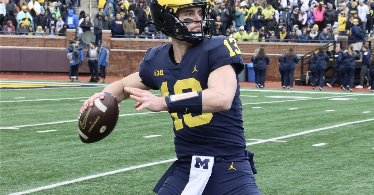 Michigan football: AJ Barner discusses Wolverines QB competition ...