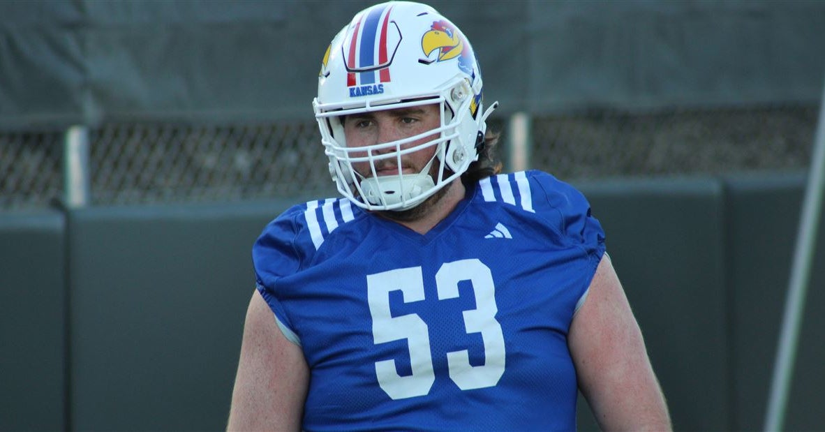 Kansas OL Shane Bumgardner used spring practice to get comfortable in ...