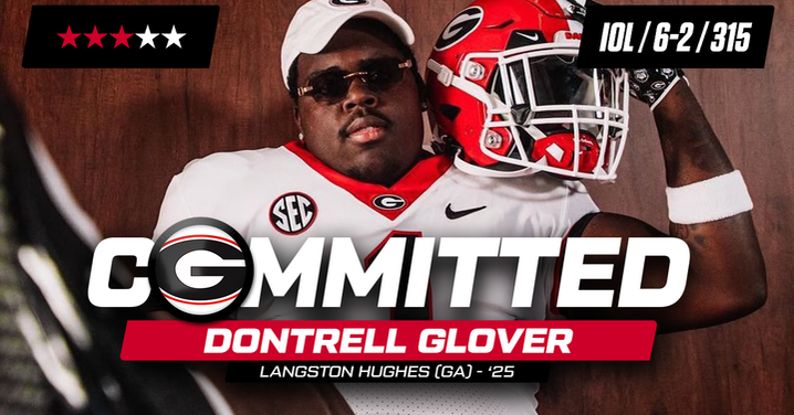 In-state interior OL Dontrell Glover commits to Georgia over Tennessee ...