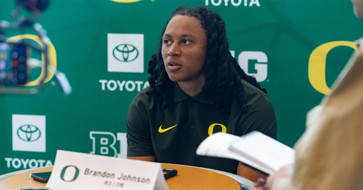 Brandon Johnson on transferring to Oregon: 'Everybody here is elite'