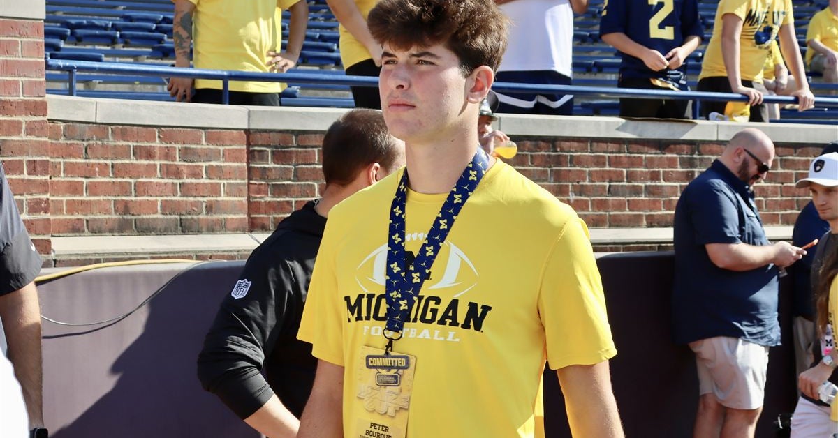 Top100 QB commit Peter Bourque talks new Michigan HC Kyle Whittingham ...