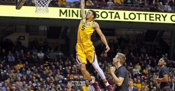 The Gophers hang on for an 82-75 win over Arkansas State