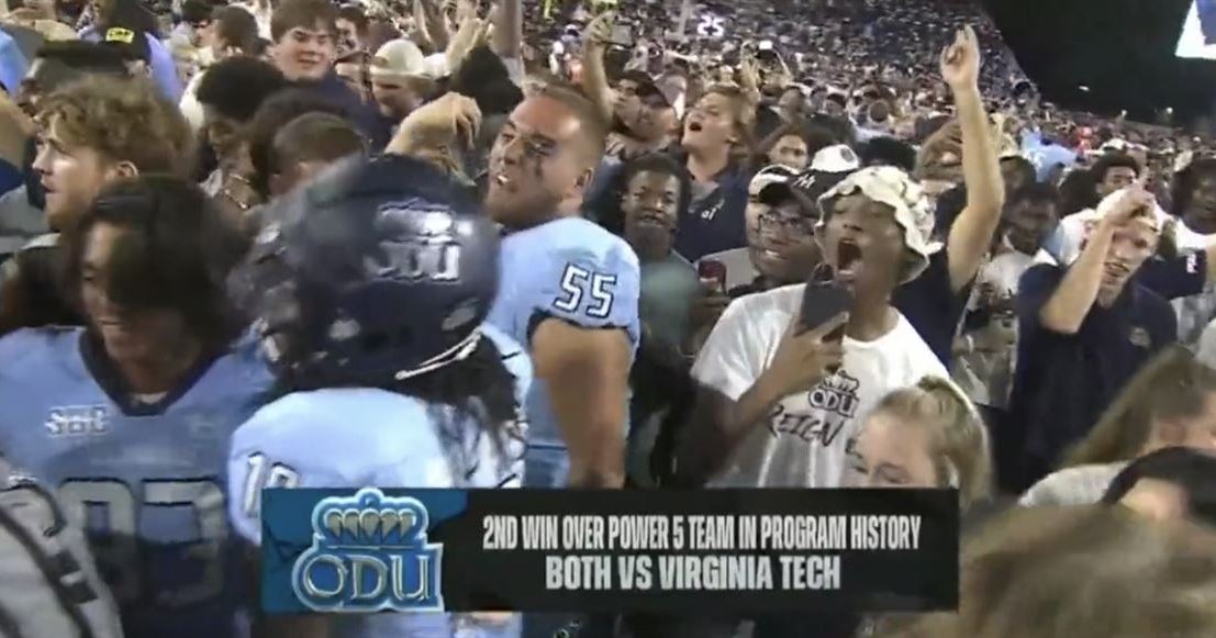 Old Dominion leaves Virginia Tech stunned in 20-17 upset victory