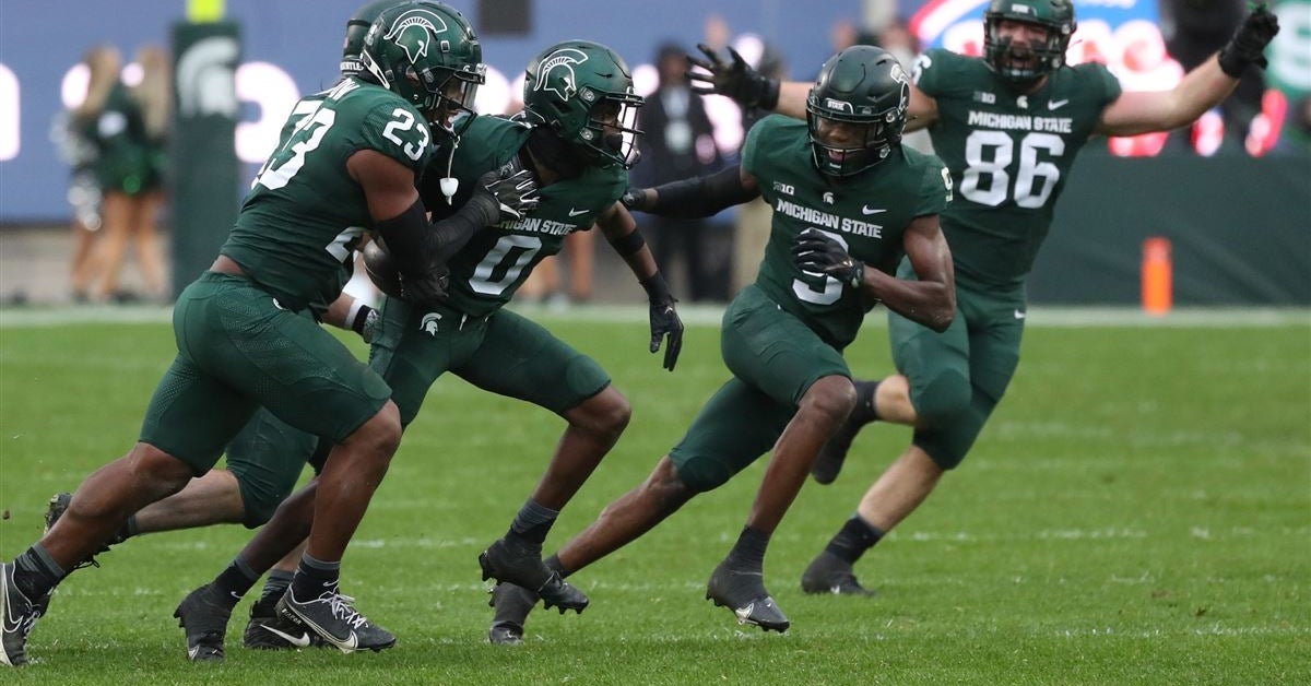 Freshman Charles Brantley puts the finishing touches on Michigan State ...