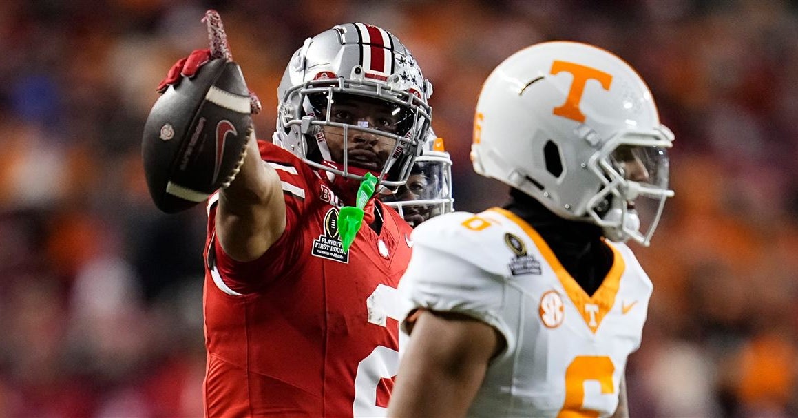 Emeka Egbuka selected by Tampa Bay Buccaneers in the first round of the ...