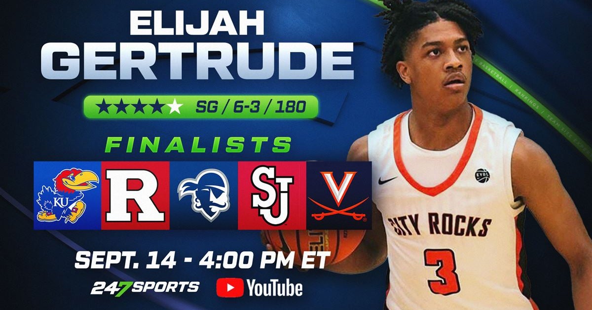 Elijah Gertrude set to announce Wednesday on 247Sports