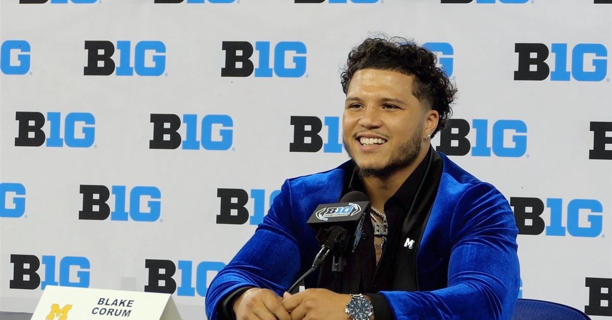 Michigan RB Blake Corum shares inspirational message following recovery ...