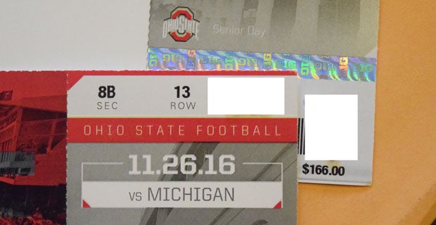 Ticket prices for Michigan at Ohio State through the roof