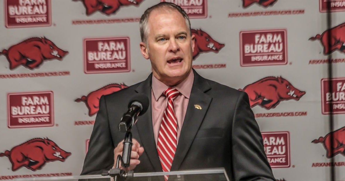 Hunter Yurachek addresses state of Arkansas Razorbacks athletics
