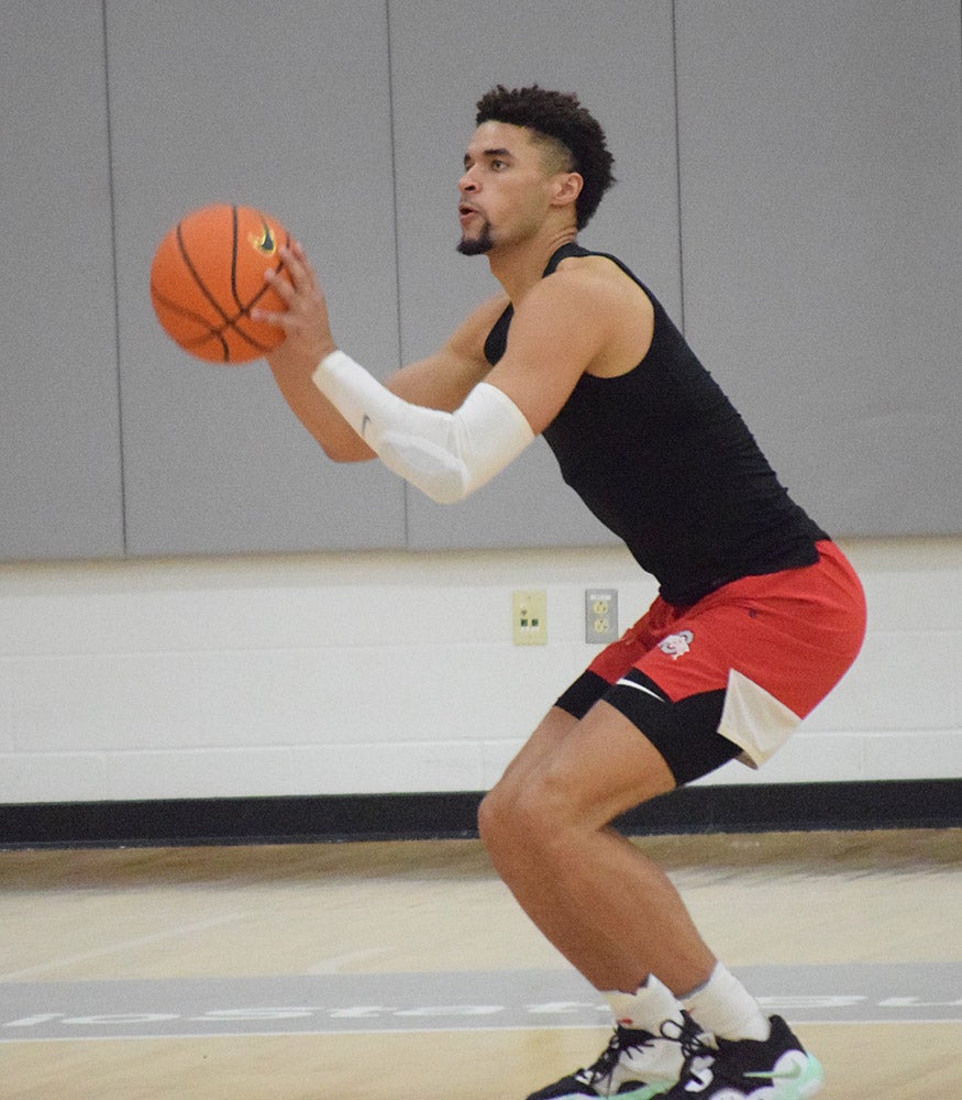 Sights and Sounds: Ohio State men's basketball practicing for ...