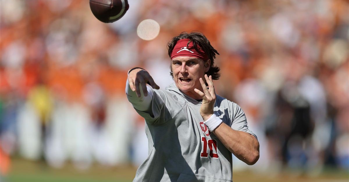 Oklahoma QB John Mateer 'full go' in practice ahead of South Carolina game