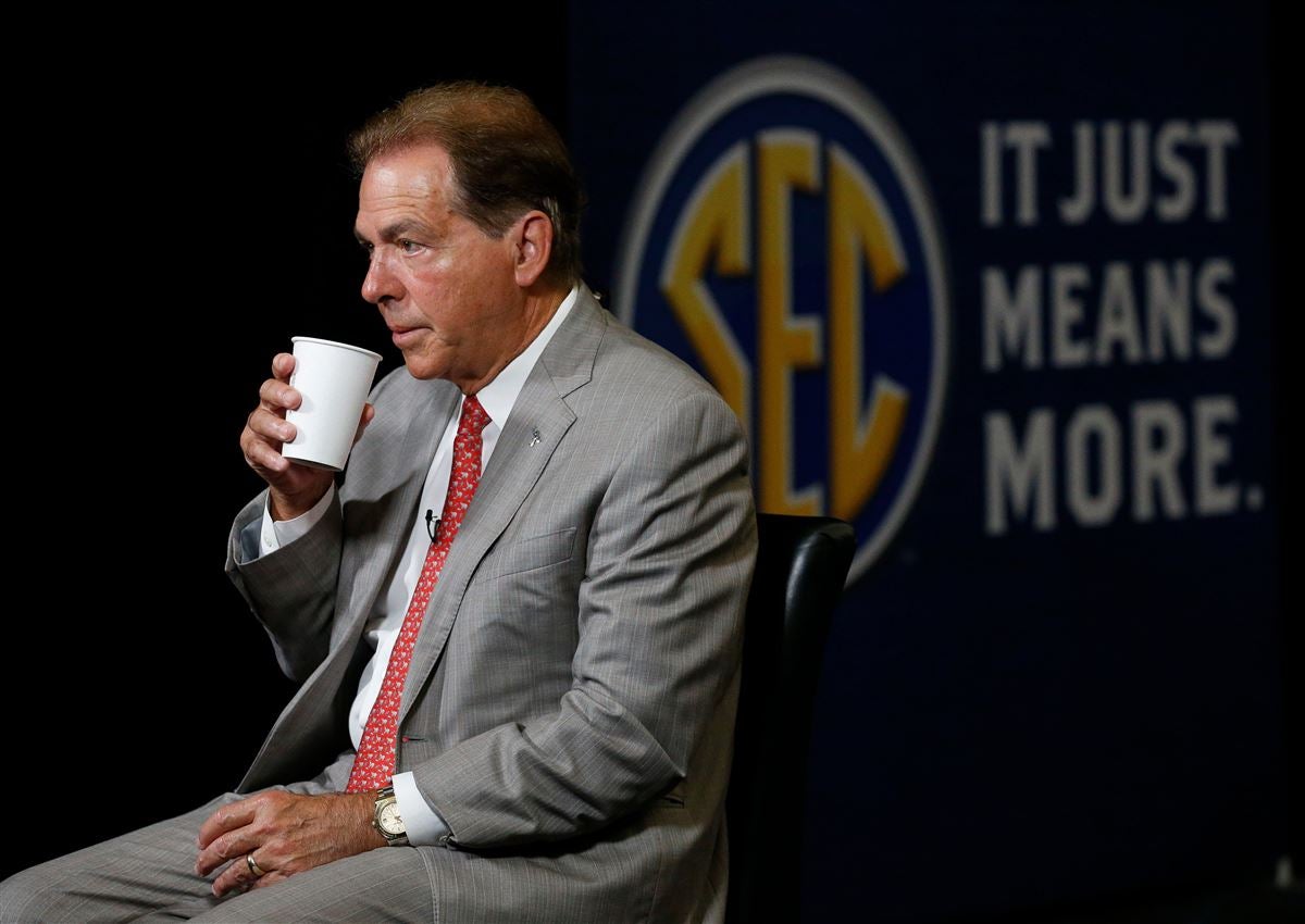 Five topics Nick Saban could address at 2023 SEC media days