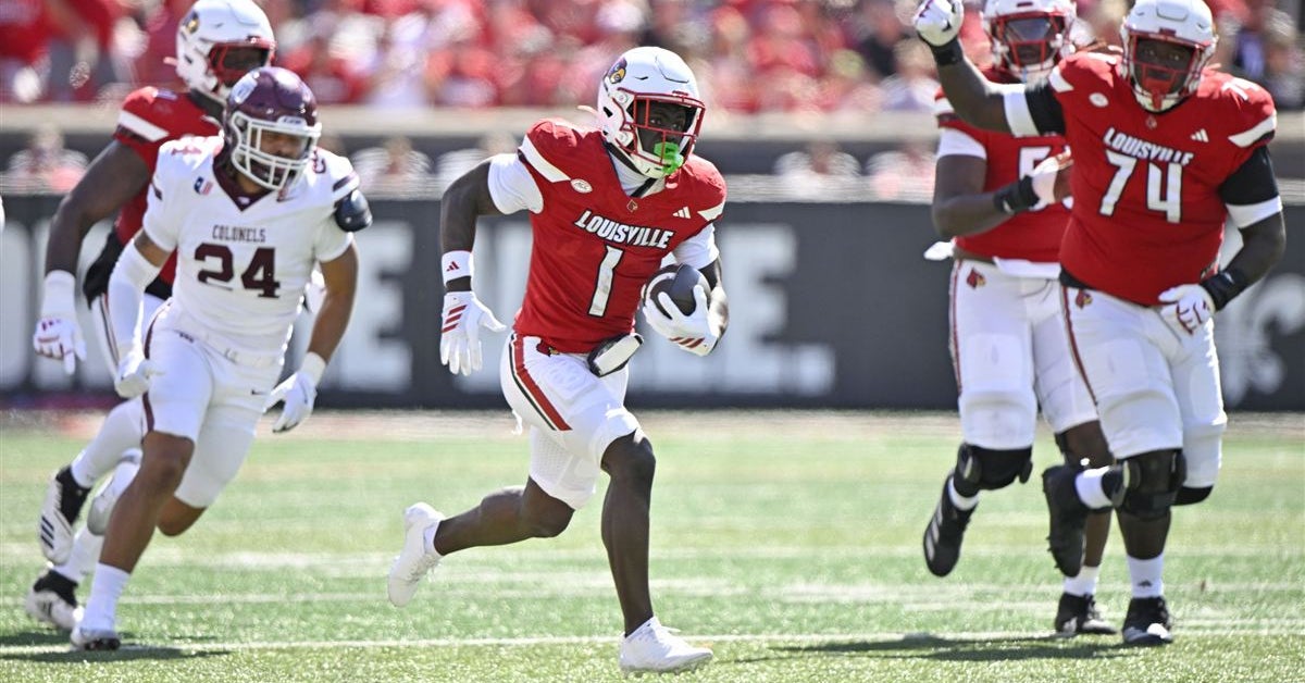 Louisville's Isaac Brown selected ACC Running Back of the Week