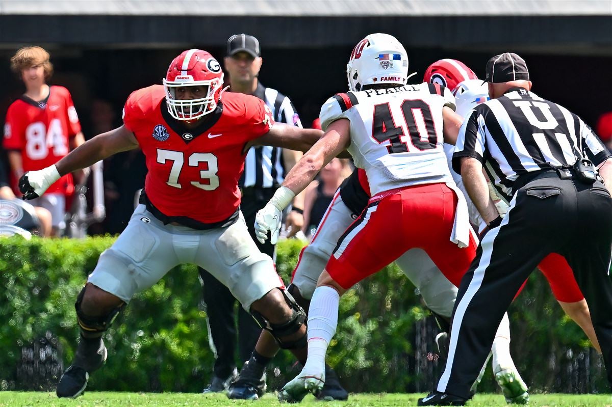 Georgia offensive lineman Xavier Truss returning for 2024 season