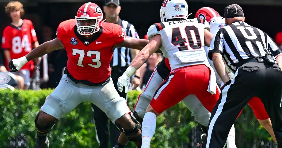 Georgia offensive lineman Xavier Truss returning for 2024 season