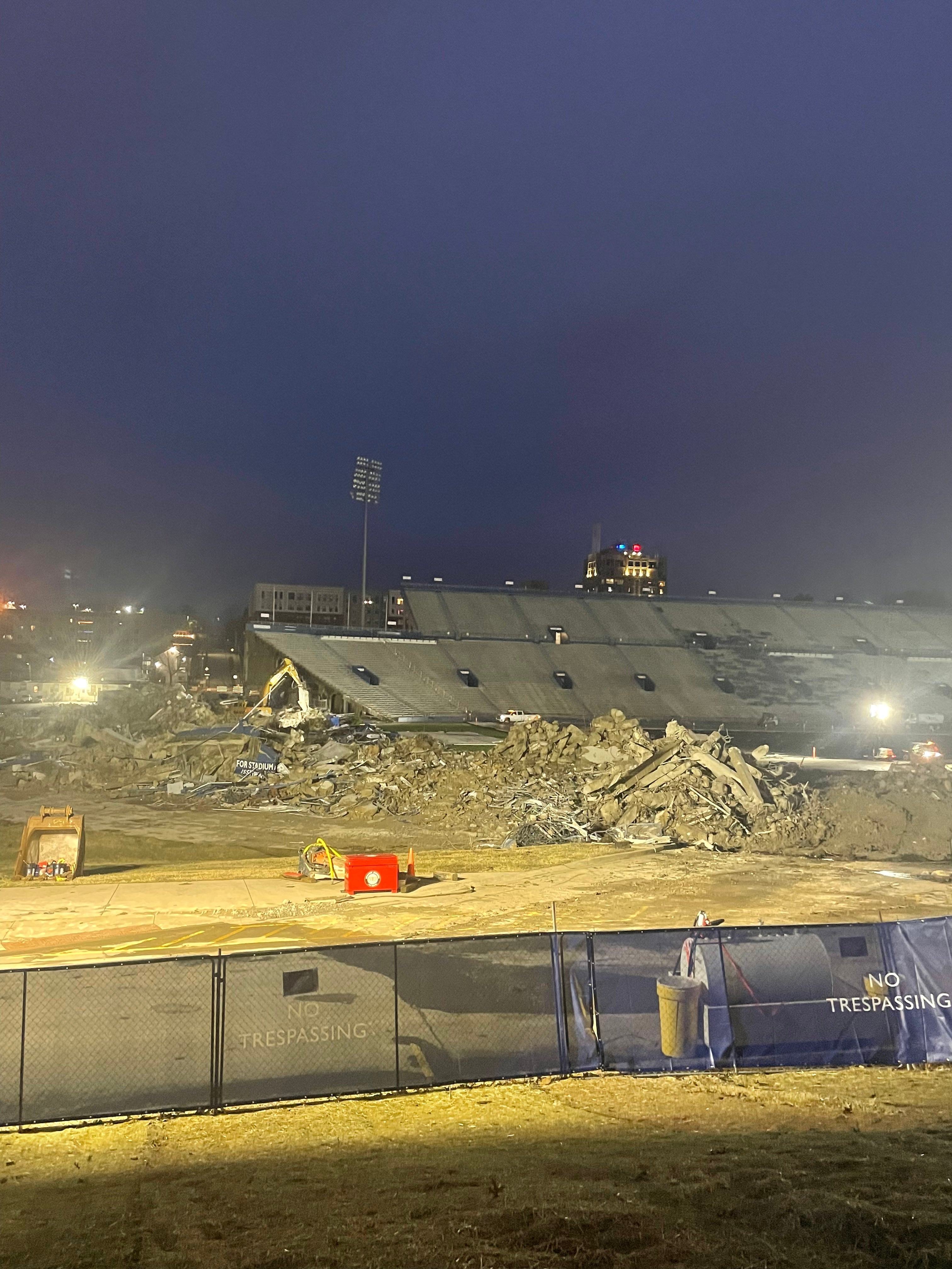 Stadium tear down