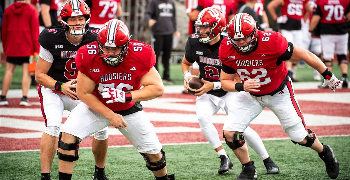 With Bostad and Katic leading again, Indiana's O-Line has 'potential to ...
