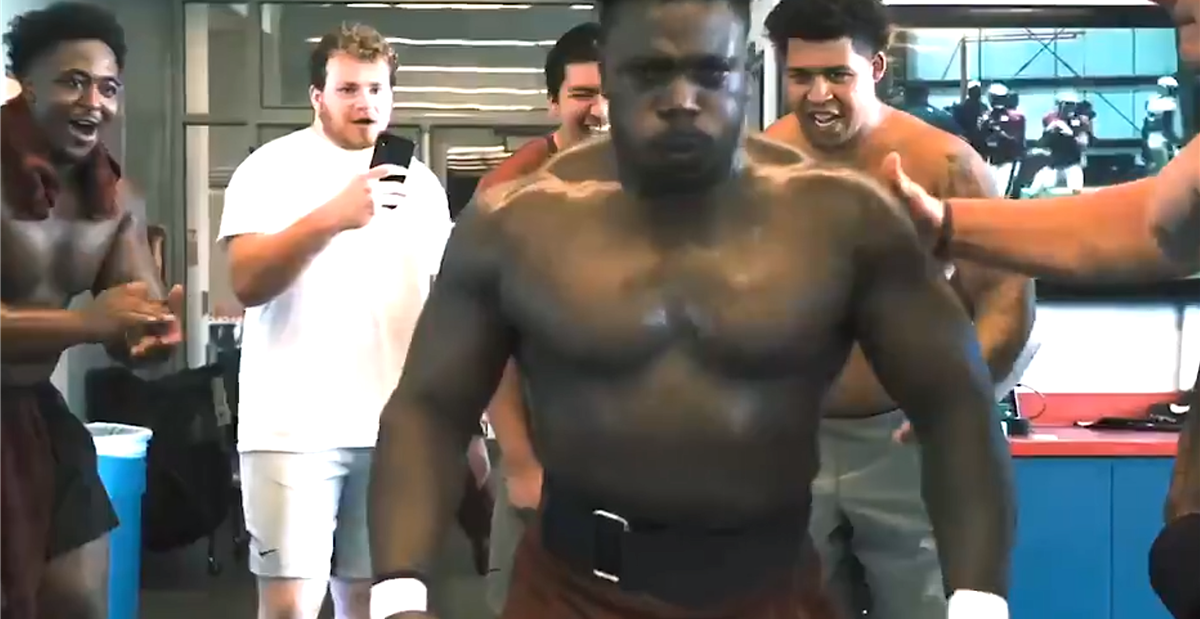 WSU football weight room: Nathaniel James is the heavy favorite