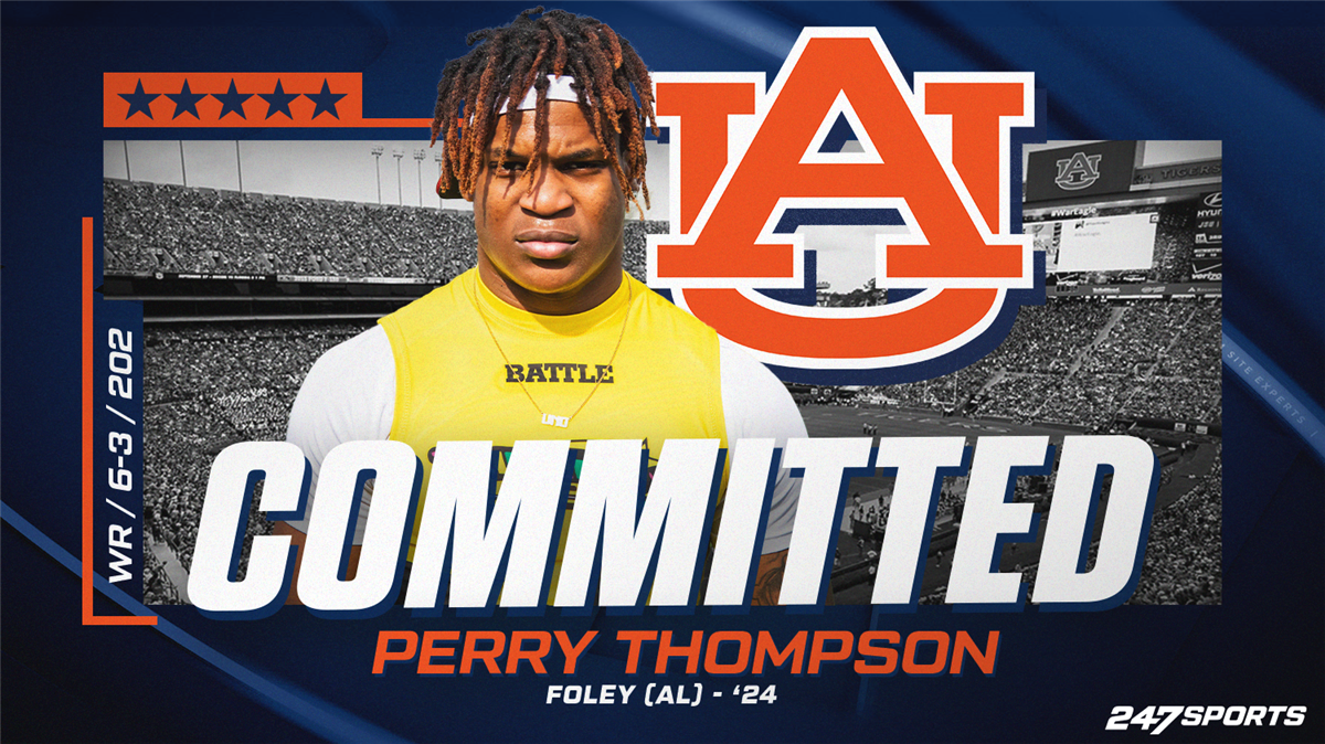 Auburn pulls off historic flip of 5-star WR Perry Thompson from Alabama