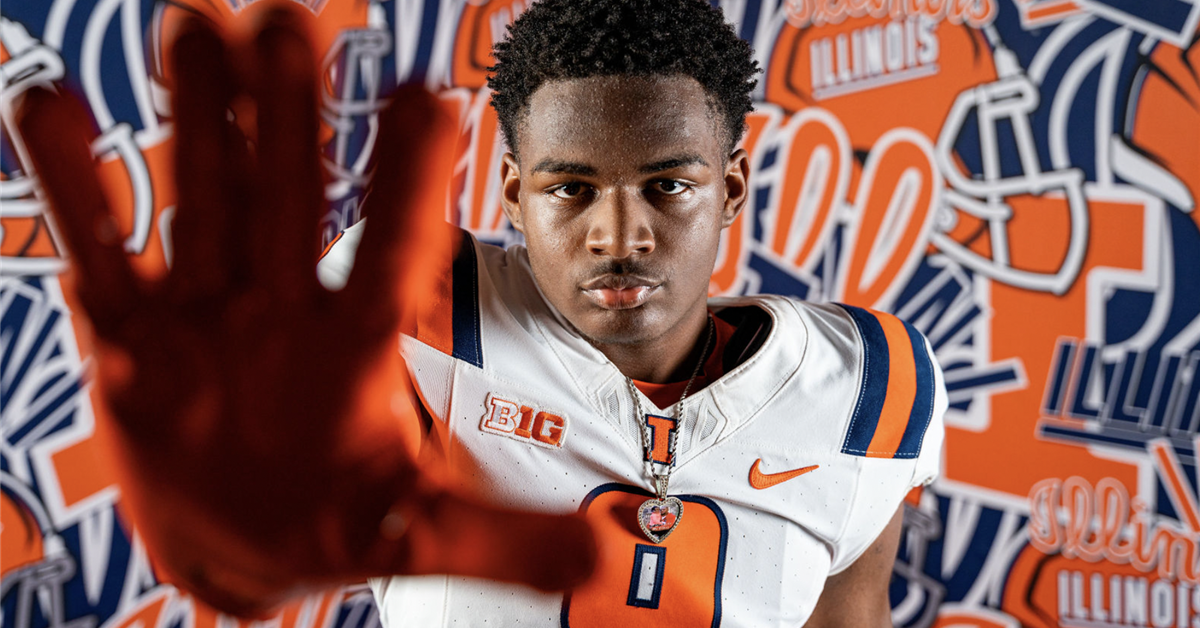 Three-star Indiana EDGE Tyrone Burrus Jr. recaps Illini official visit ...