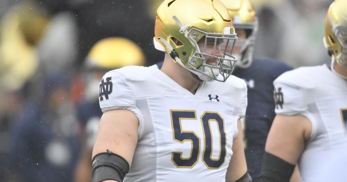Notre Dame OG Rocco Spindler Stabilizes Embattled Offensive Line ...