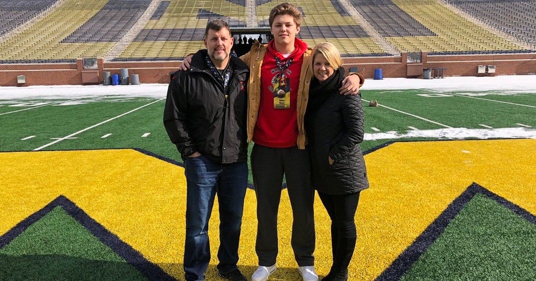 2021 OL Nolan Rucci has 'awesome experience' at Michigan