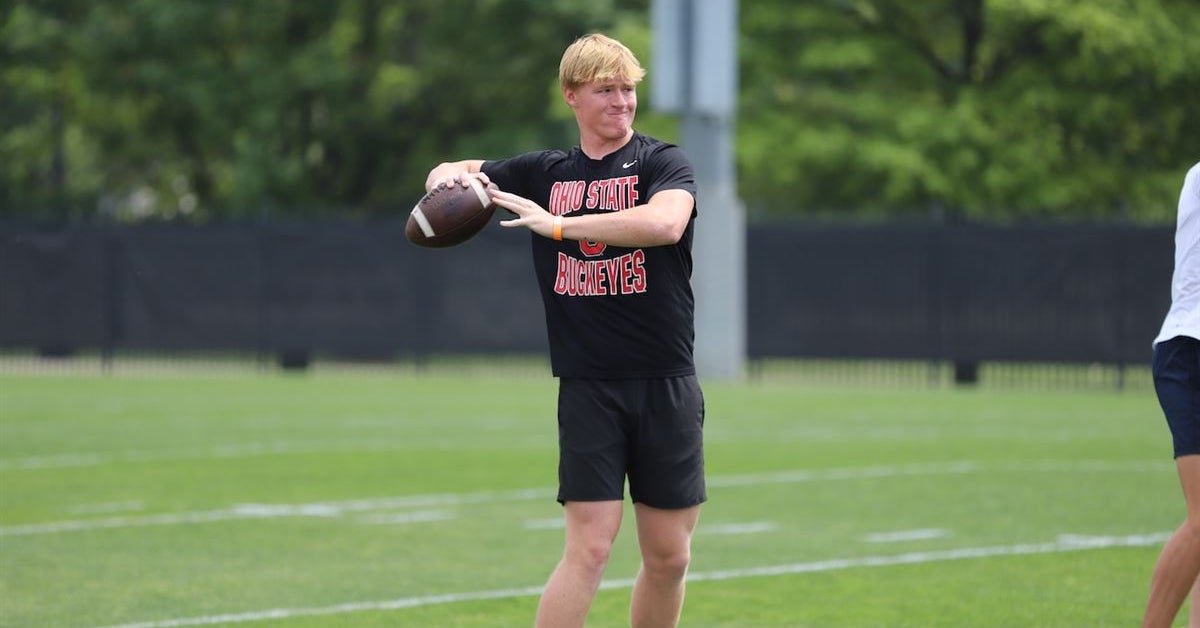 QB commit Brady Edmunds feels at home at Ohio State as he keeps proving ...