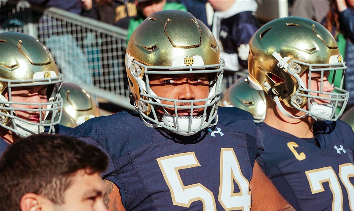 Notre Dame OL Blake Fisher Declares for NFL Draft