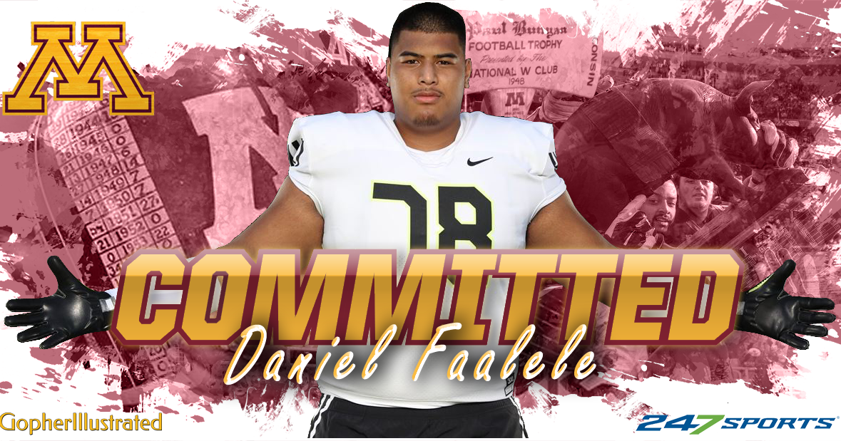 BREAKING: Gophers Land HUGE OL Daniel Faalele