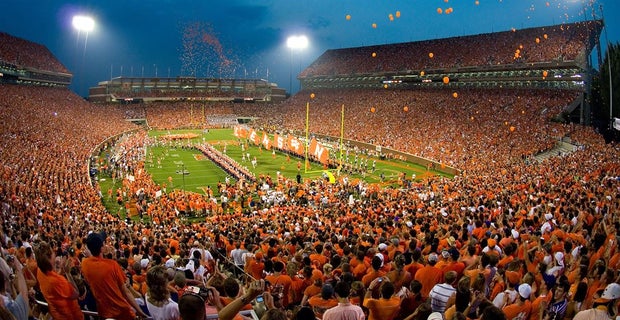 College football's 10 greatest stadium atmospheres include several SEC ...
