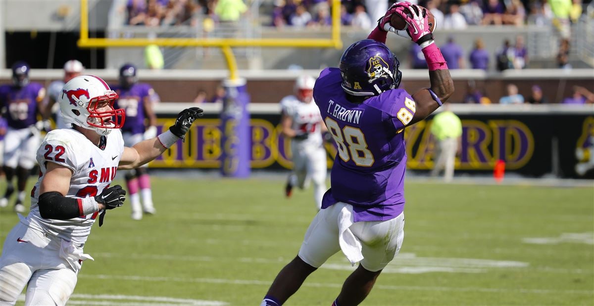 Trevon Brown making progress this offseason for East Carolina