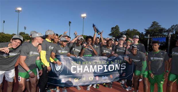 Oregon men’s track wins 12th consecutive conference title