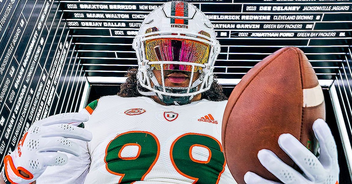 Four-star DL Jericho Johnson takes in unofficial visit to Miami