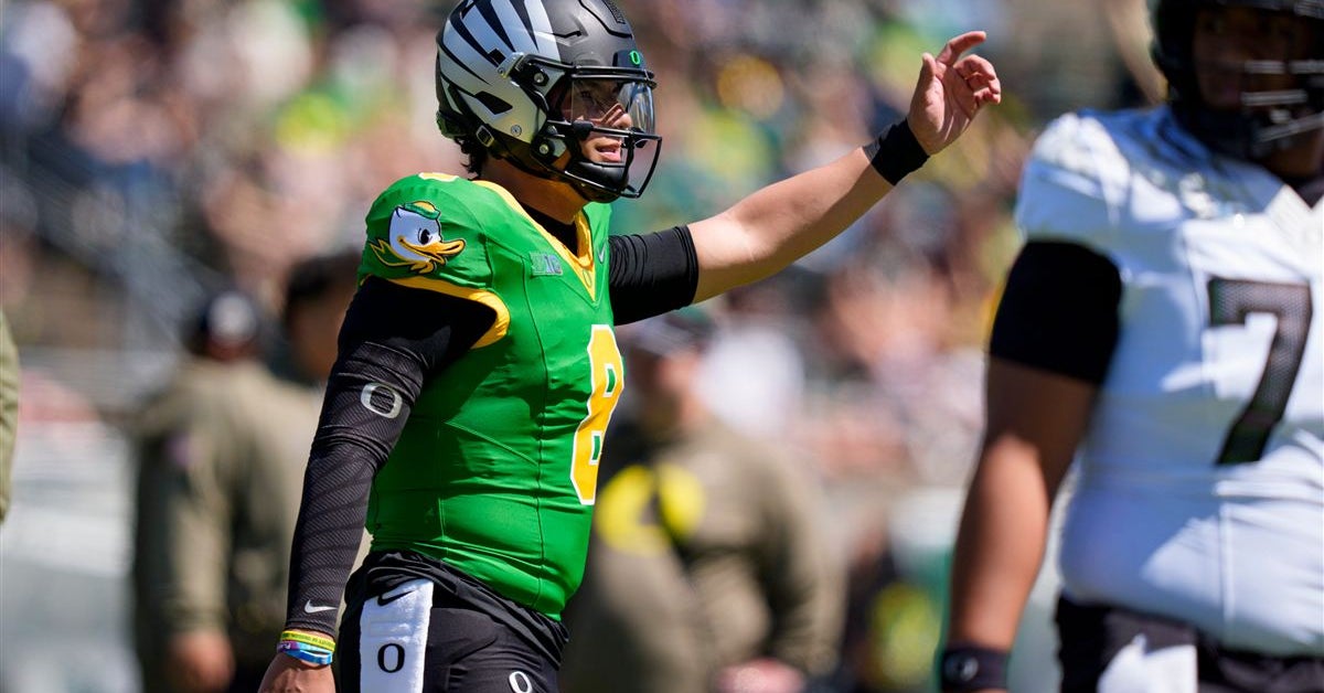 Oregon football schedule kickoff times and TV slots released ahead of ...