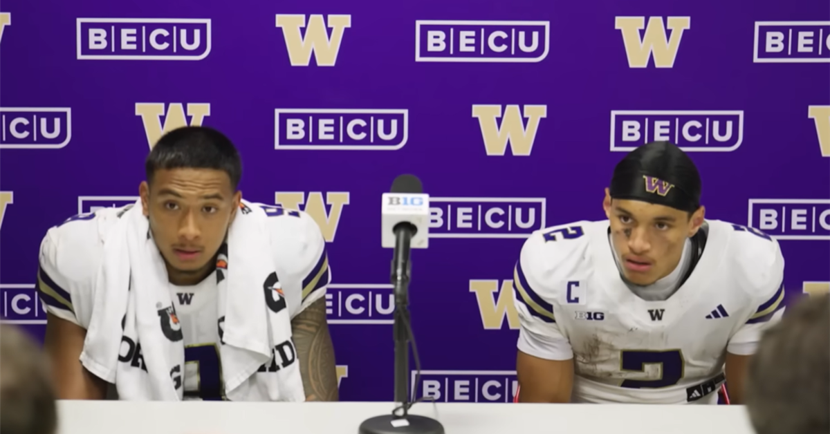 Jacob Manu And Demond Williams Discuss Washington's Come-From-Behind 24 ...