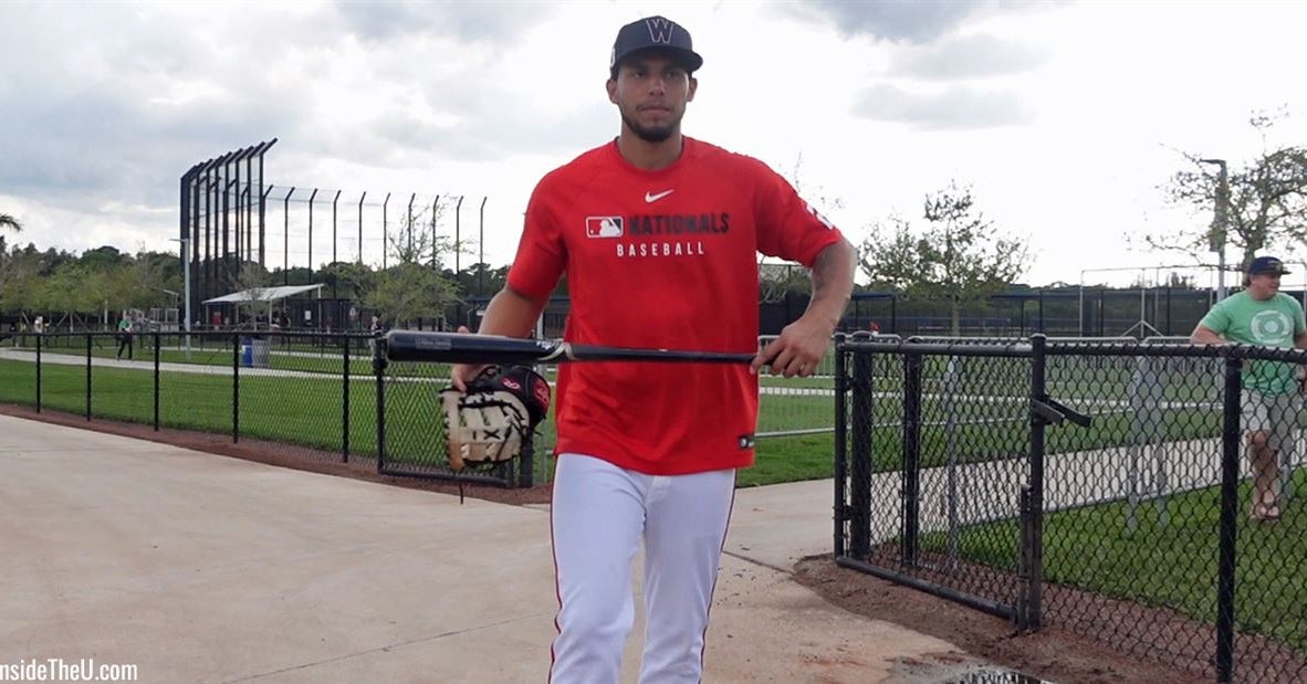 VIDEO: Yohandy Morales batting practice at Washington Nationals spring ...