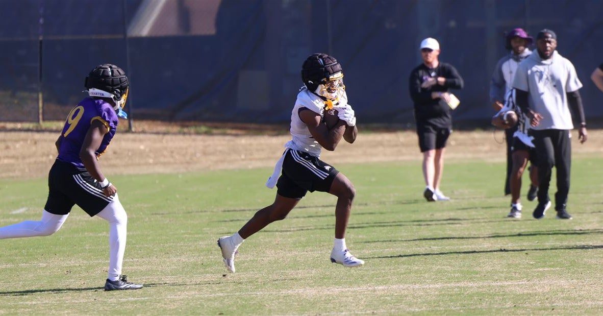 Redshirt freshman receiver taking a big step this spring for ECU