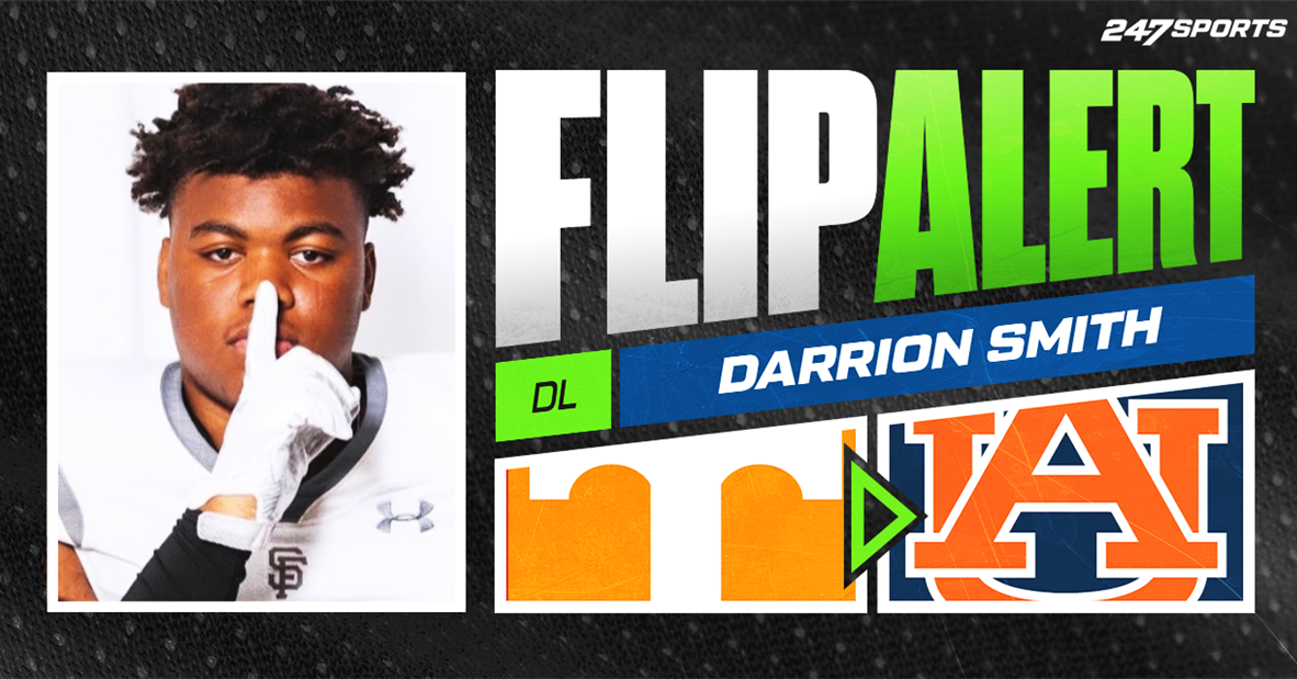 Auburn flips Tennessee defensive line commit Darrion Smith
