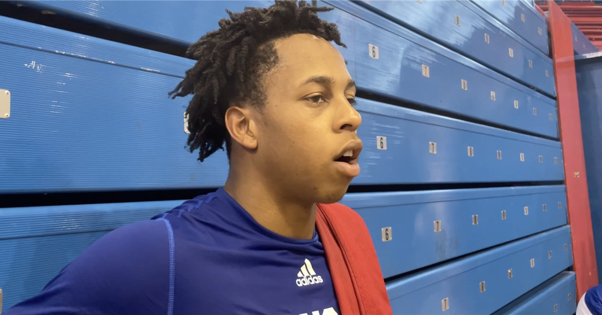 WATCH: Elmarko Jackson, Nick Timberlake break down first camp scrimmage