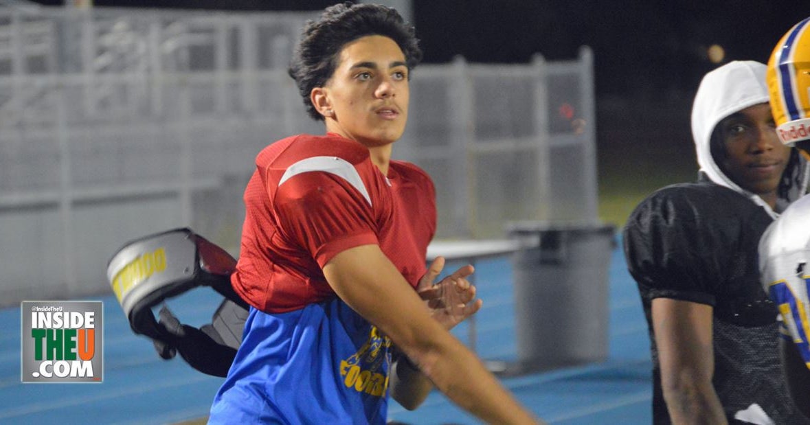 VIDEO: QB Isaiah Velez Shows Talent at Dade All-Star Practice