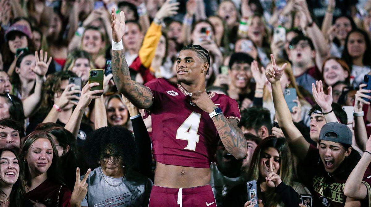 FSU Football | WR Keon Coleman shares thoughts on Tate Rodemaker as QB1