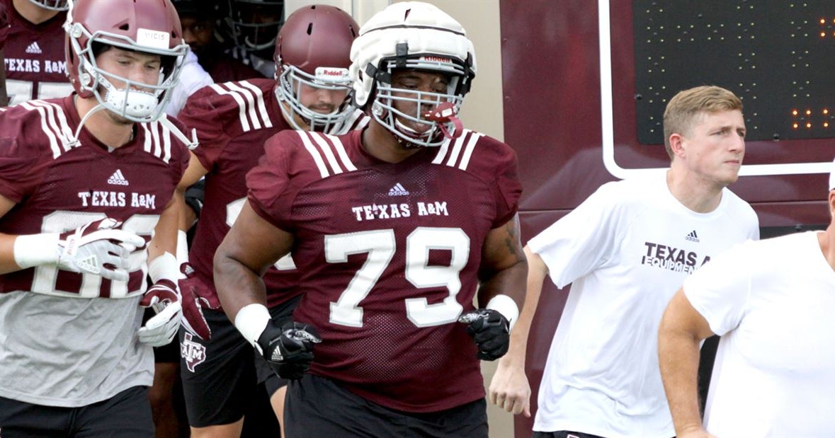 Texas A&M OL Tank Jenkins enters the NCAA transfer portal