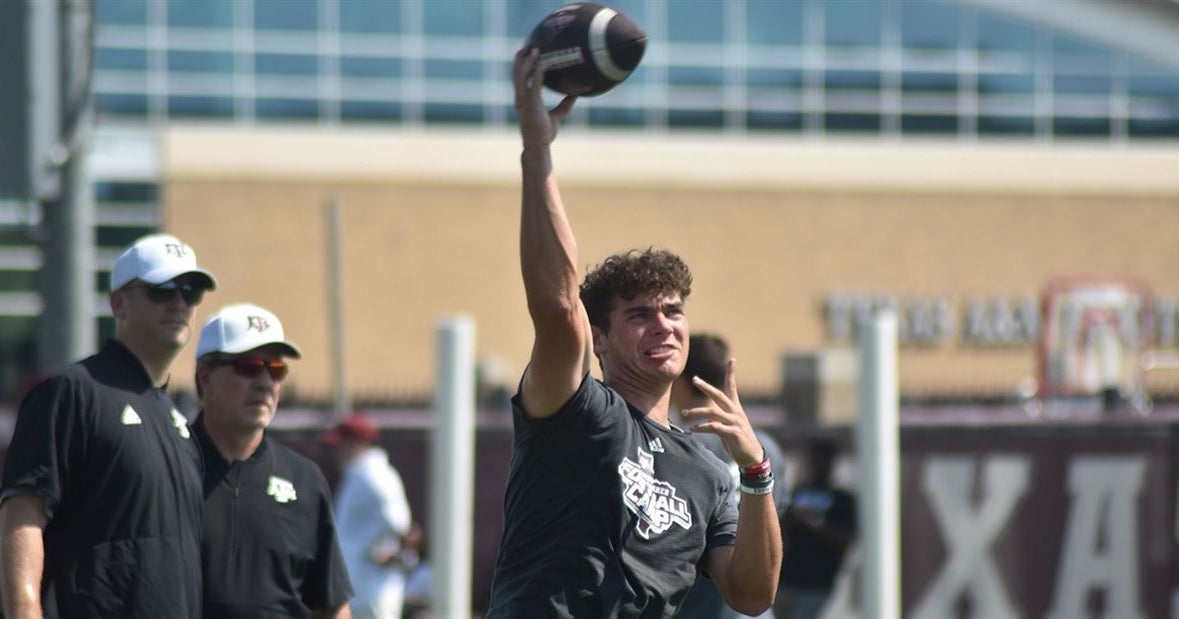 5-star QB commit Conner Weigman excels at A&M camp, excited about new ...