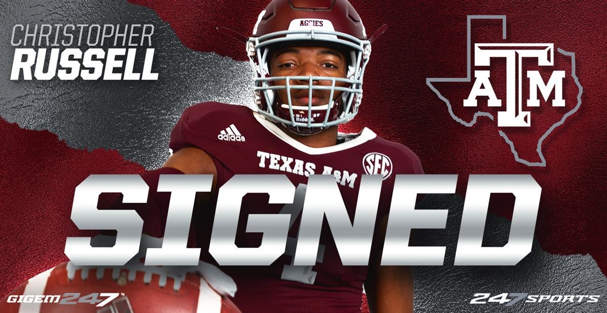 LB Russell signs with Texas A&M, knew 'This is it'