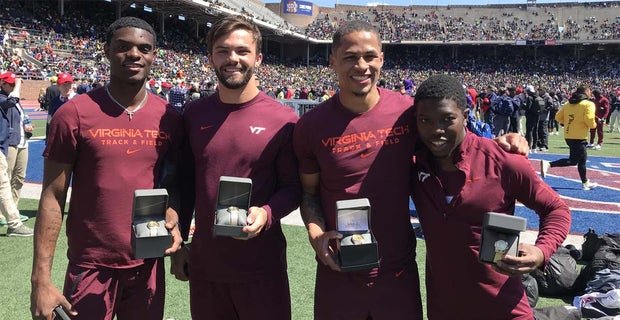 Beck sets a new PR in the 100m at the ACC Championships