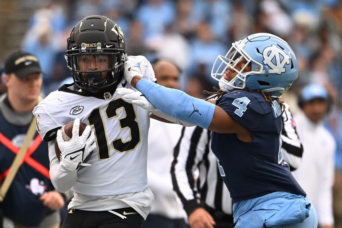 Wake Forest vs. UNC Kickoff Time Announced