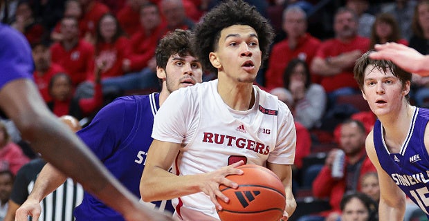 Derek Simpson three leads Rutgers to win over Stonehill