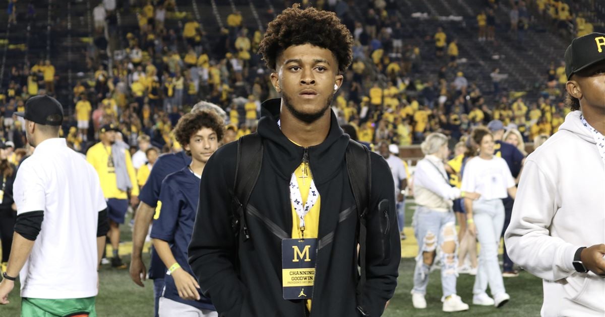 VIP: Top247 WR and Michigan legacy, Channing Goodwin impressed by ...