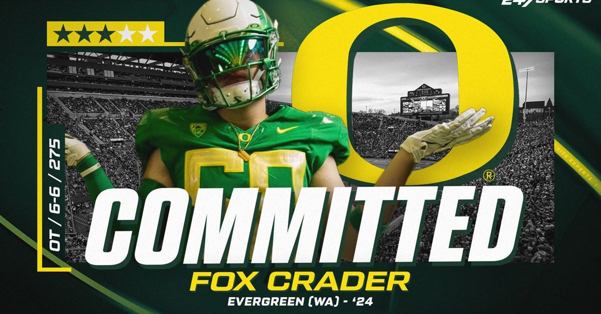 Oregon lands a commitment from 2024 OL Fox Crader