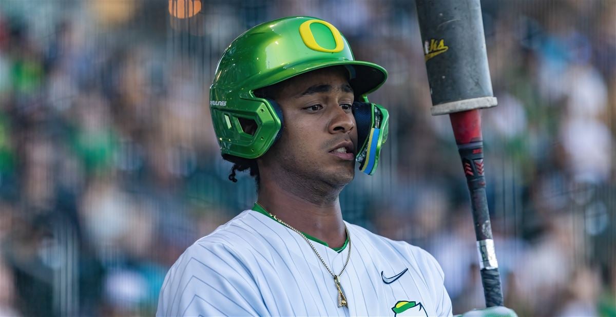 Oregon 3B Sabin Ceballos lands with Atlanta in the third round of 2023 ...